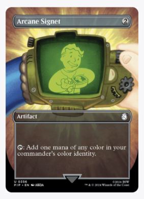 Arcane Signet (Borderless) - Universes Beyond: Fallout - #0356 – Sweets ...