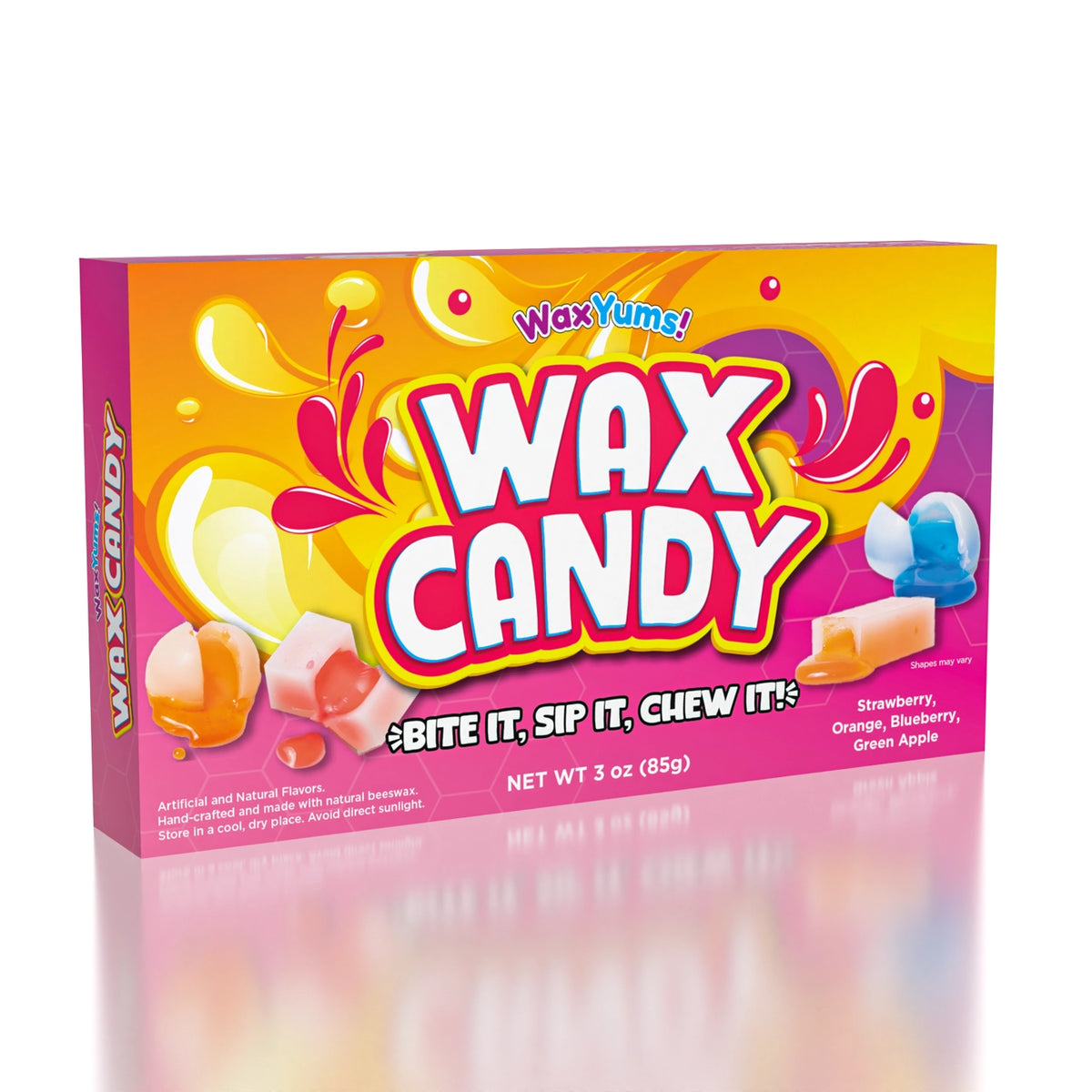 Waxyums! – Tiktok Viral Wax Candy with Fruity Center - 3oz Box (SNG12 ...