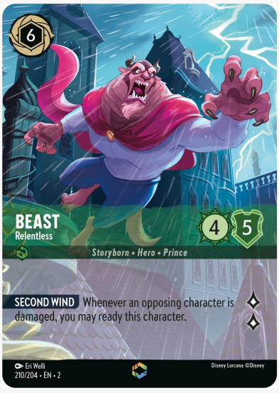 Beast - Relentless (Alternate Art) - Rise of the Floodborn - #210/204 ...