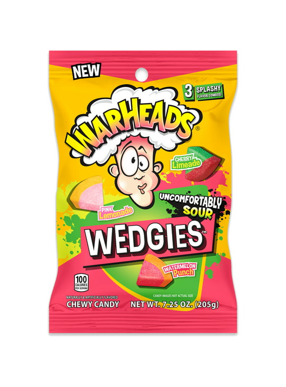 Warheads Wedgies 7.5oz Peg Bag – Sweets and Geeks