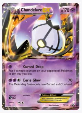 Chandelure EX - Legendary Treasures #77/113 – Sweets and Geeks
