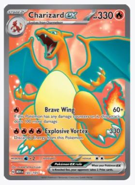 Charizard ex (Full Art) SV: Scarlet and Violet 151 #183/165 – Sweets ...