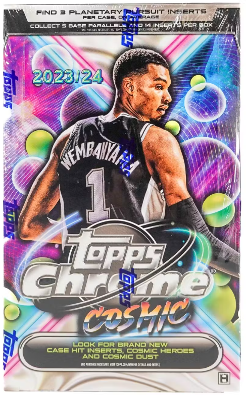 2023/24 Topps Cosmic Chrome Basketball Hobby Box – Sweets and Geeks