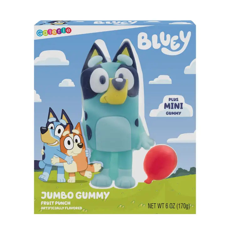 Bluey Giant Gummy Fruit Punch 6oz (SNG8) – Sweets and Geeks