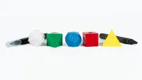 Dungeons & Dragons 50th Anniversary Dice: Retro Holmes Replica Set ...