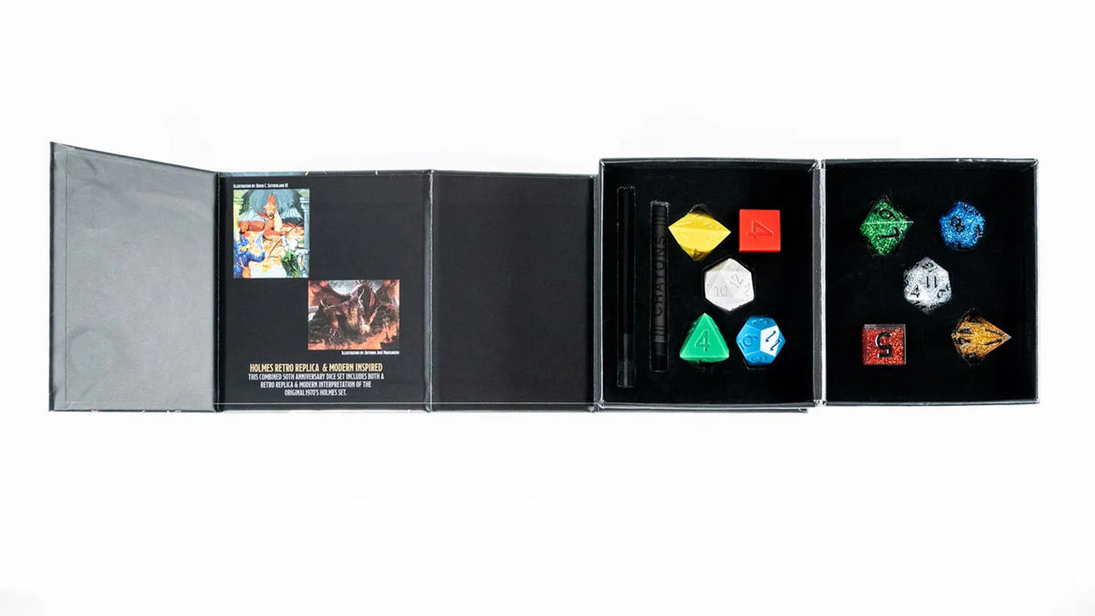 Dungeons & Dragons 50th Anniversary Dice: Retro Replica and Modern Ins ...