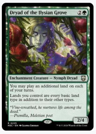 Dryad of the Ilysian Grove - Commander: Modern Horizons 3 - #0225 ...