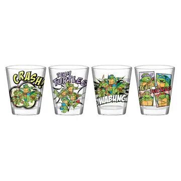 Teenage Mutant Ninja Turtles - 4 pc. Mini Glass Set – Sweets and Geeks