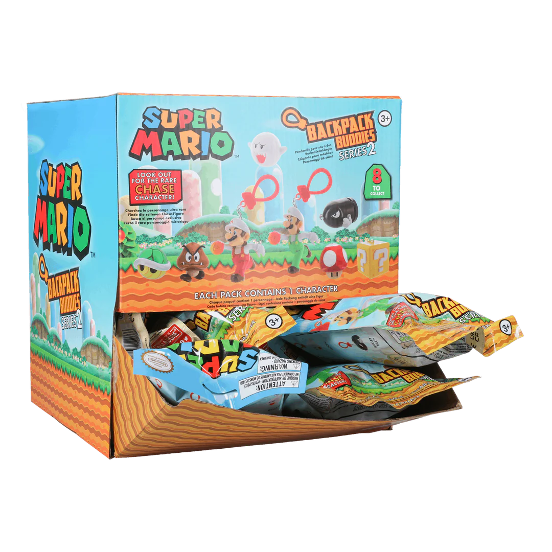 Super Mario Backpack Buddies Series 2 Blind Bag (OOS) – Sweets and Geeks
