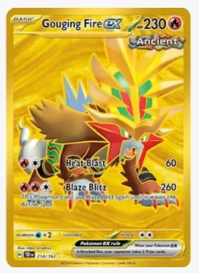 Gouging Fire ex (Hyper Rare) SV05: Temporal Forces # 214/162 – Sweets ...