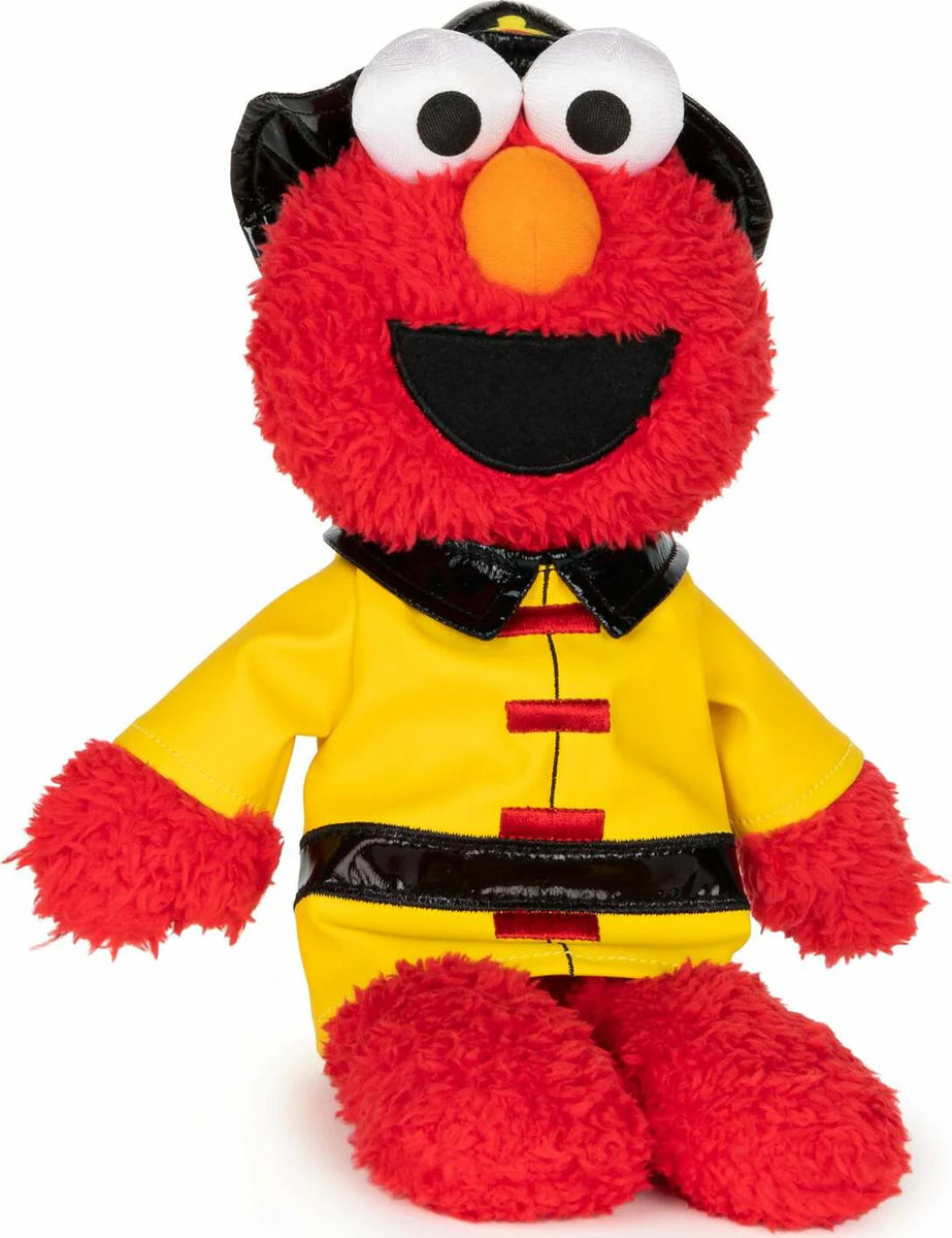 Sesame Street - Firefighter Elmo 11-Inch Plush (DISC) – Sweets and Geeks