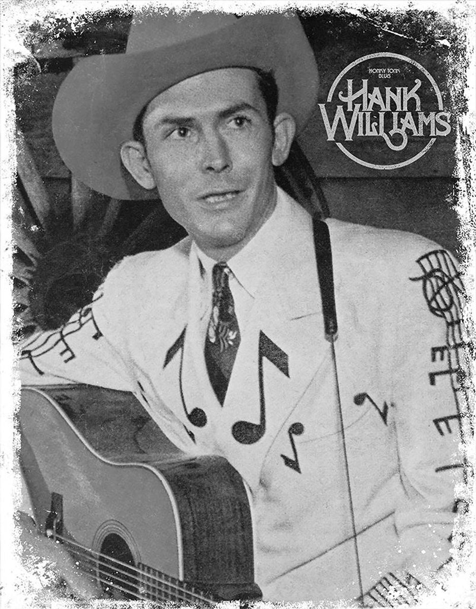 Hank Williams Tin Sign – Sweets and Geeks