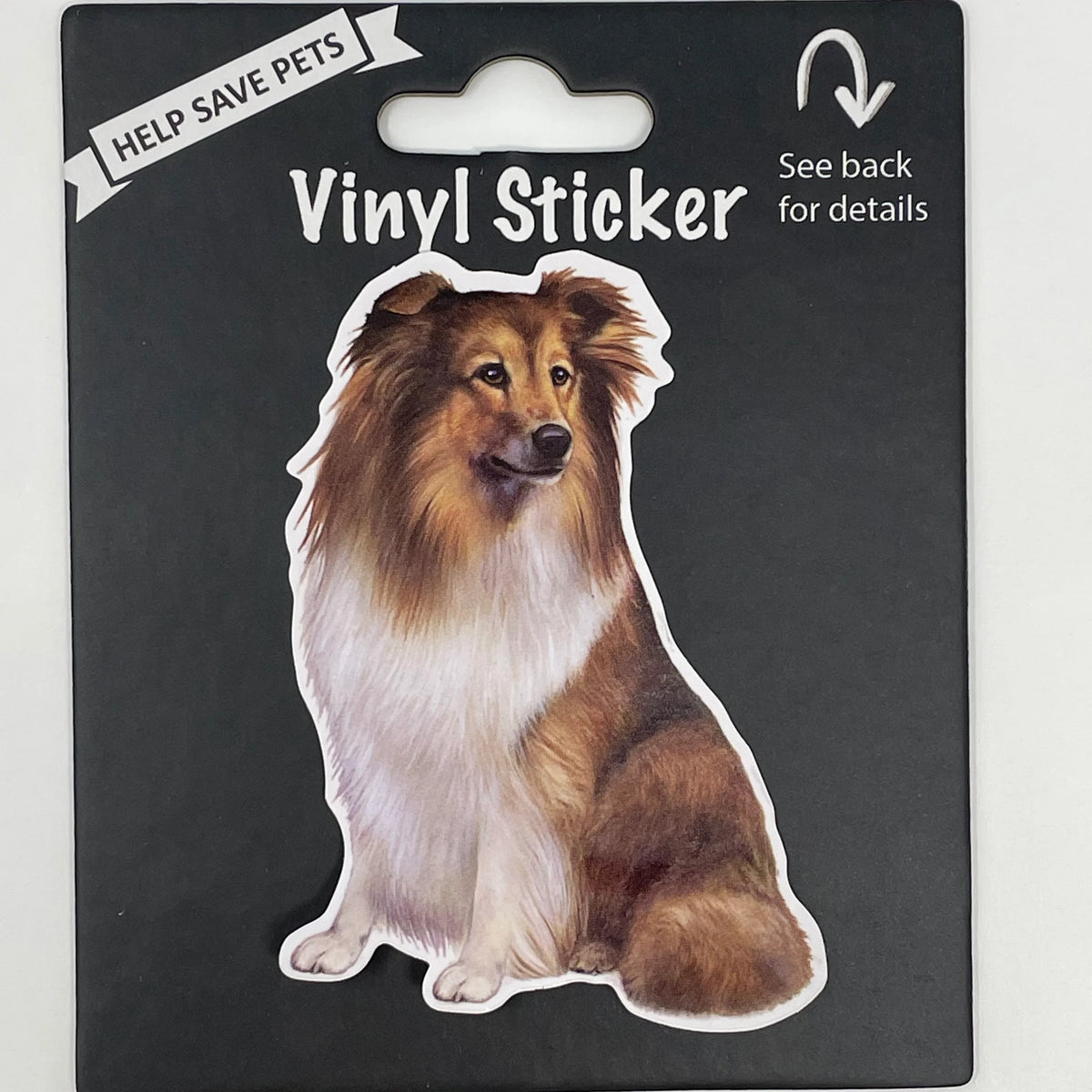 Sheltie, Vinyl Sticker – Sweets and Geeks