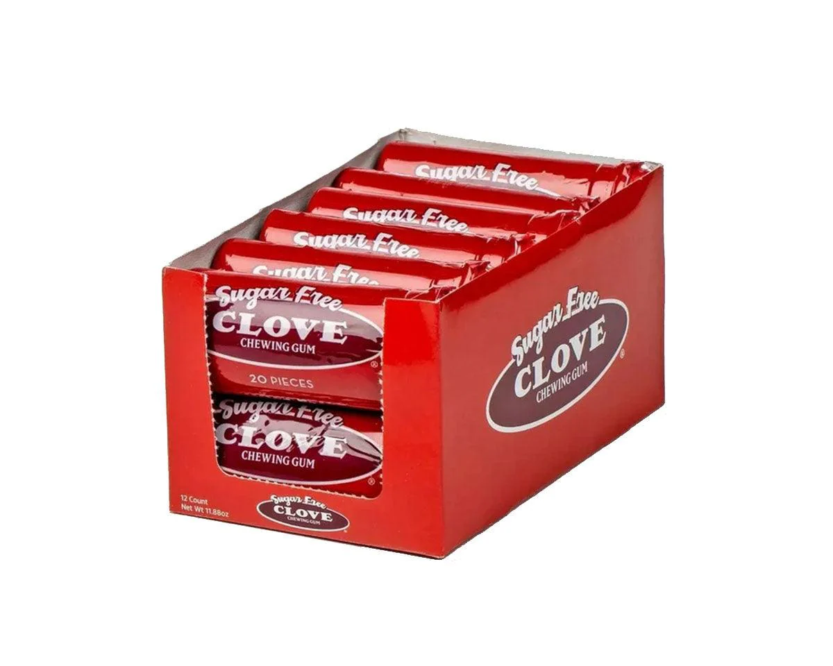 Clove Sugar free Chewing Gum 1oz Container – Sweets and Geeks