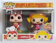 Funko Pop! Ad Icons - Jollibee and Hetty Spaghetti (First to Market Ex ...