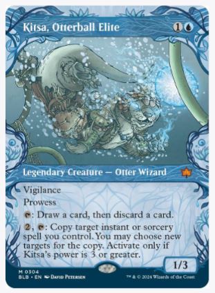 Kitsa, Otterball Elite (Showcase) - Bloomburrow - #0304 – Sweets and Geeks