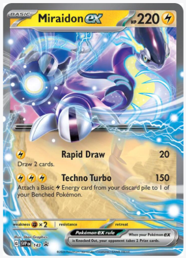 Miraidon ex - 143 SV: Scarlet & Violet Promo Cards #143 – Sweets and Geeks
