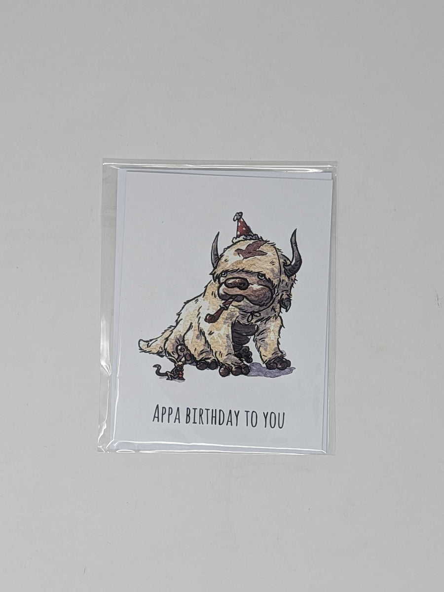 "Appa Birthday to You" Greeting Card – Sweets and Geeks