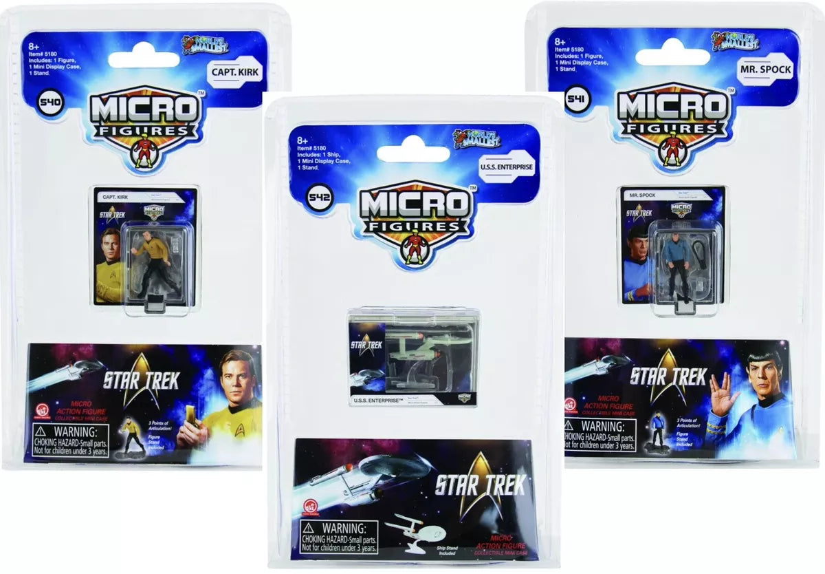 World's Smallest Micro Figures - Star Trek – Sweets and Geeks
