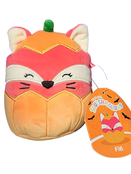 Squishmallow - Fifi the Red Fox Wearing a Pumpkin Costume 4" – Sweets ...