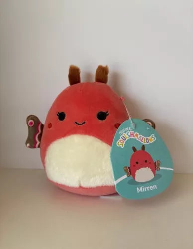 Squishmallow - 5" Mirren the Moth Red Brown – Sweets and Geeks