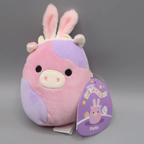 Squishmallows - Patty the Pink Cow w/ Bunny Ears 5" – Sweets and Geeks