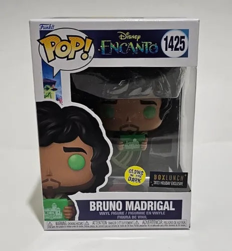 Funko Pop! Disney: Encanto - Bruno Madrigal #1425 (GITD) (Box Lunch 20 ...