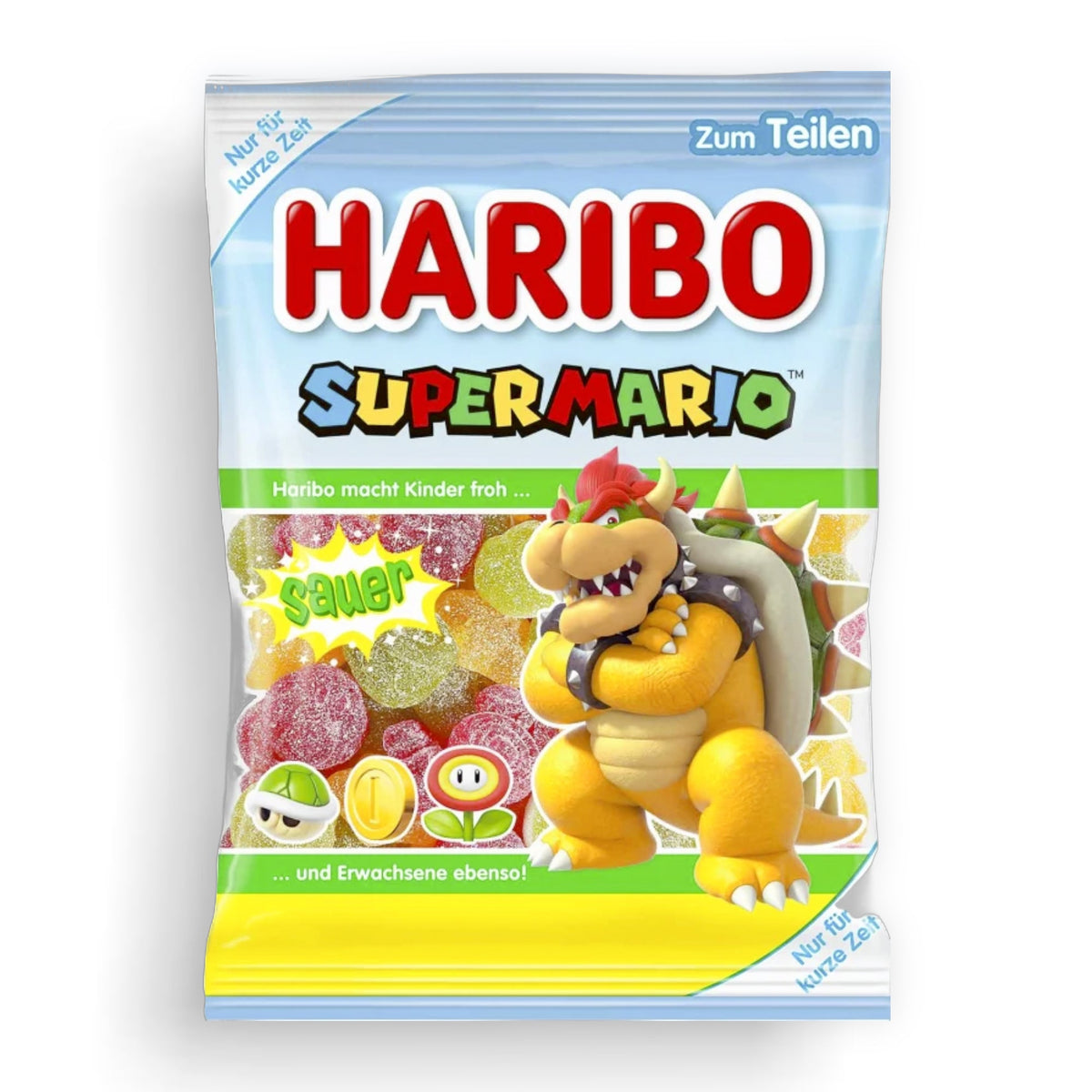 Haribo Super Mario Sour Peg Bag 175g – Sweets and Geeks