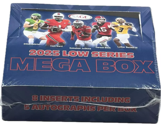 2025 Sage Low Series Football Mega Box – Sweets and Geeks