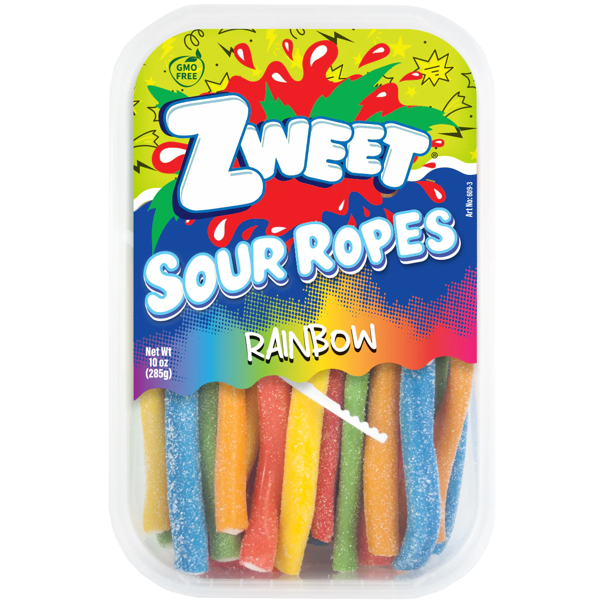 Zweet Sour Ropes Rainbow 10oz (SNG6) – Sweets and Geeks