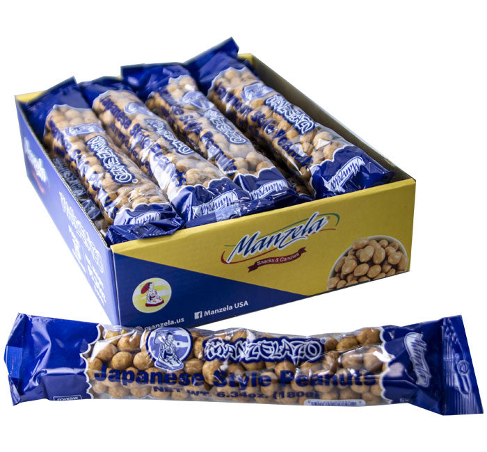 Manzelazo Japanese Style Peanuts 5.34oz Pouch (SNG10) – Sweets and Geeks