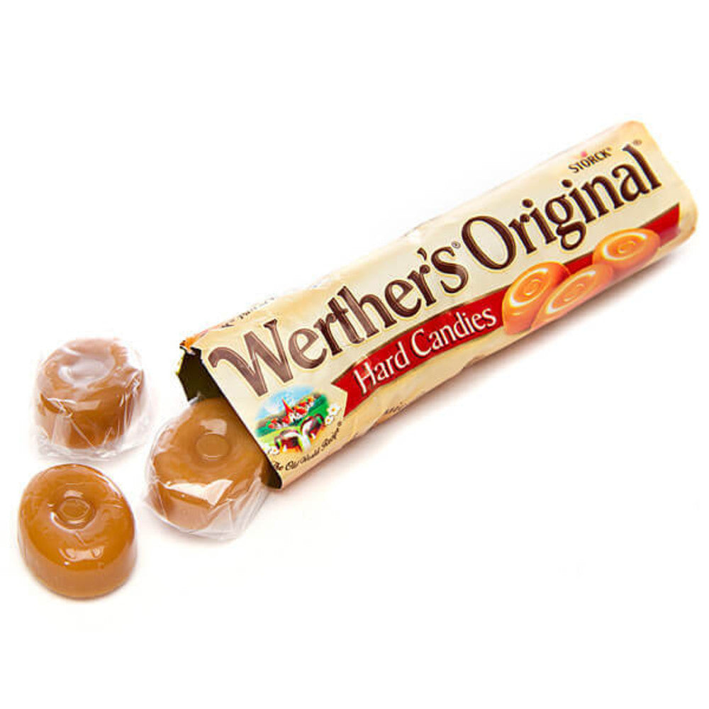 Werther's Original Caramel Hard Candies 1.8oz Roll – Sweets and Geeks