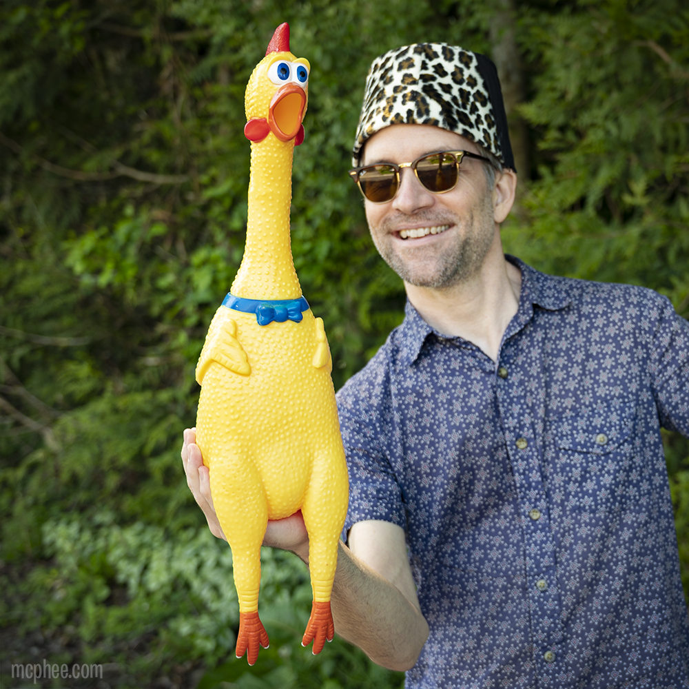 Rubber Chicken - Biggest & Loudest – Sweets and Geeks