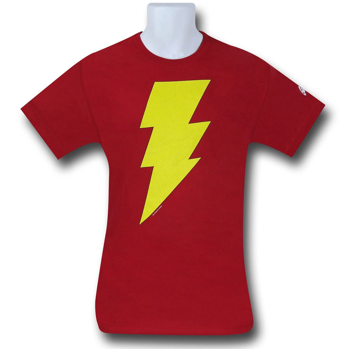 Shazam Symbol Red T-Shirt – Sweets and Geeks