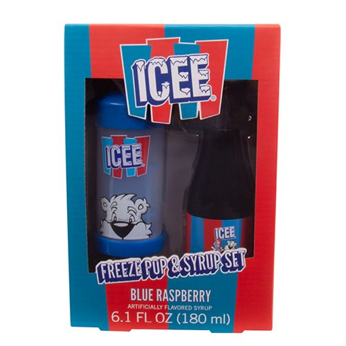 Icee Freeze Pop & Syrup Set - Blue Raspberry 6.1 Fl Oz – Sweets and Geeks