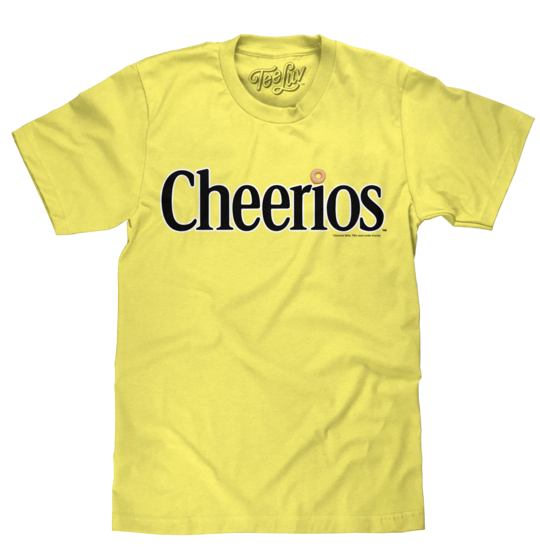 CHEERIOS LOGO T-SHIRT - YELLOW – Sweets and Geeks