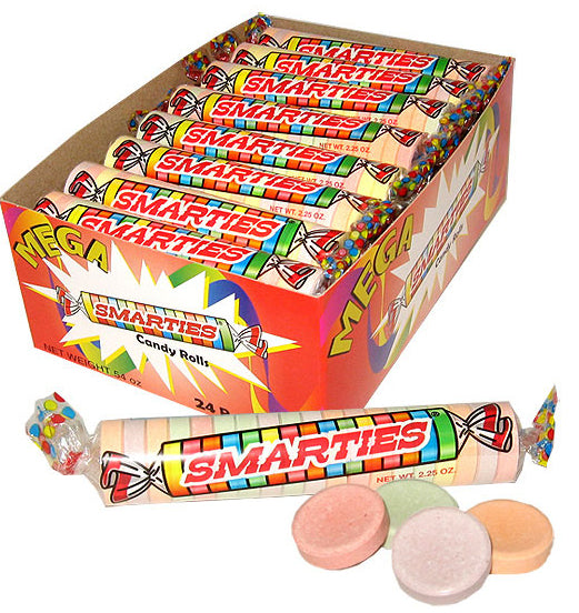 Smarties Mega 2.25oz Roll – Sweets and Geeks