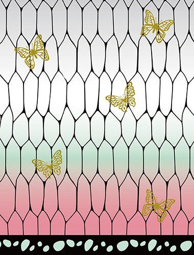 DEMON SLAYER - SHINOBU PATTERN THROW BLANKET – Sweets and Geeks