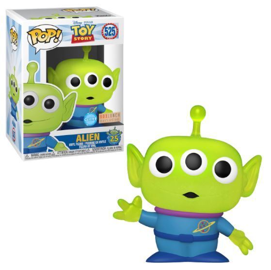 Funko Pop! Disney Pixar Toy Story- Alien (Glitter) (Boxlunch Exclusive ...