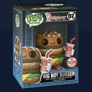 Funko Pop! Digital: Bob's Big Boy - Big Boy Burger (NFT Release) #07 ...