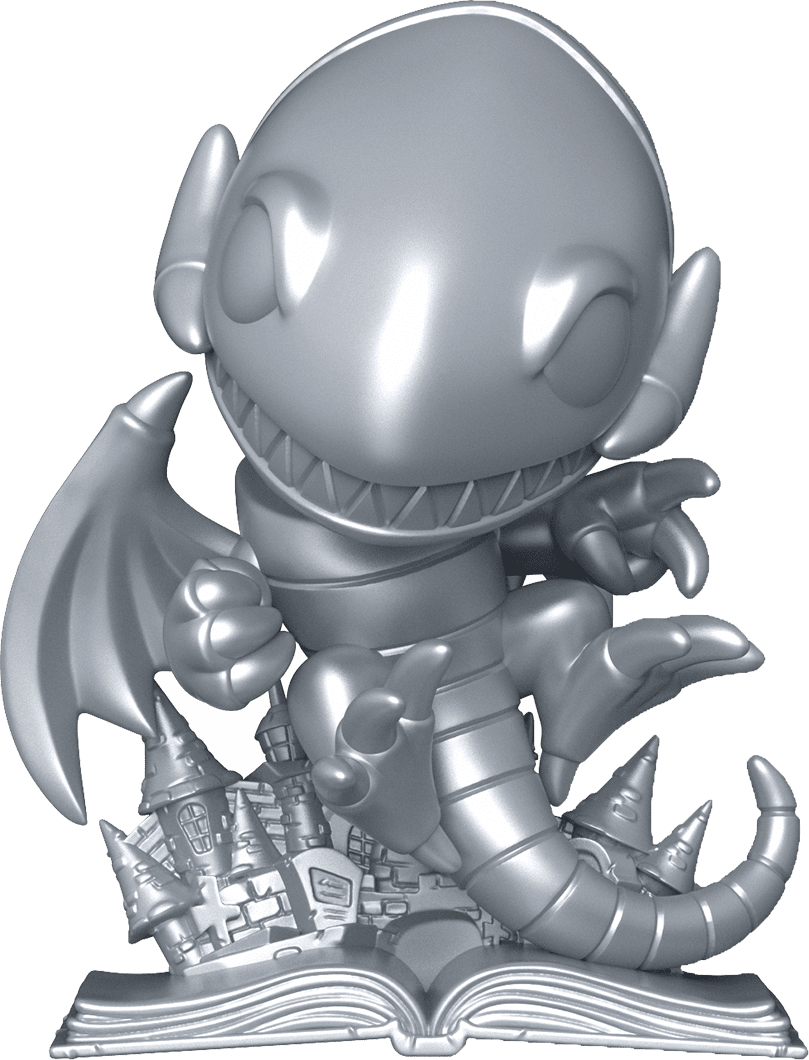Funko Pop! Animation: Yu-Gi-Oh - Blue-Eyes Toon Dragon #1062 (Gamestop ...