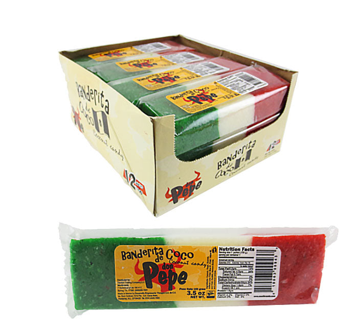 DON PEPE COCO BANDERA COCONUT BAR 3.5oz – Sweets and Geeks