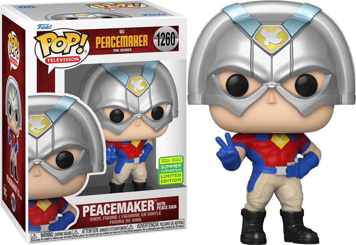 Funko Pop! Television: Peacemaker - Peacemaker with Peace Sign (2022 S ...