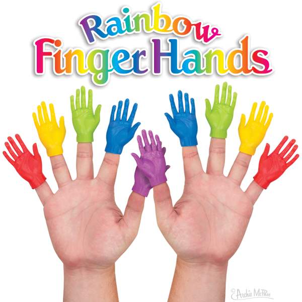 Finger Puppet - Rainbow (SNG72) – Sweets and Geeks
