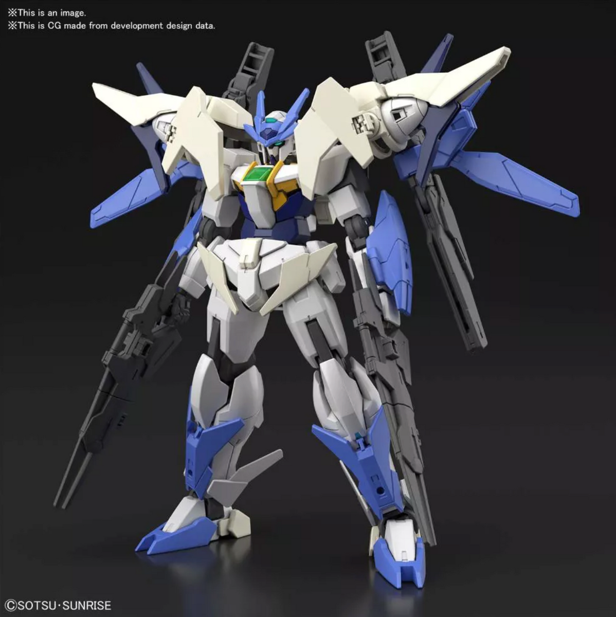 #39 Gundam 00 Sky Moebius "Gundam Build Divers", Bandai Spirits HGBD 1 ...