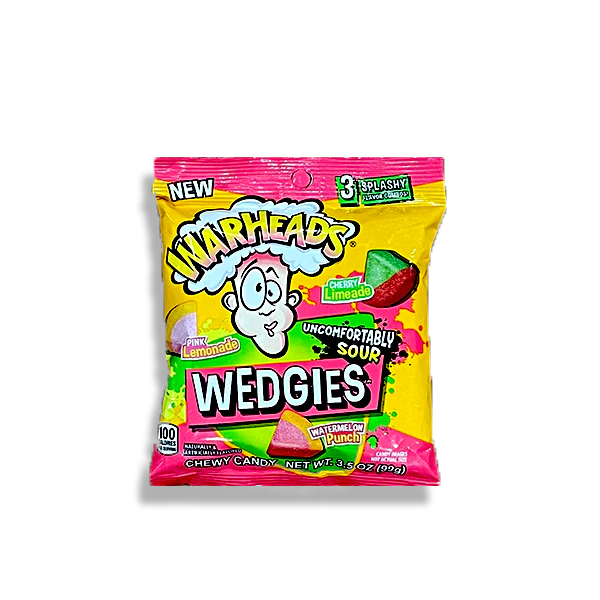 Warheads Wedgies 4.5oz Peg Bag (SNG12) – Sweets and Geeks