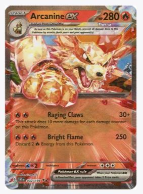 Arcanine ex SV01: Scarlet & Violet Base Set # 032/198 – Sweets and Geeks