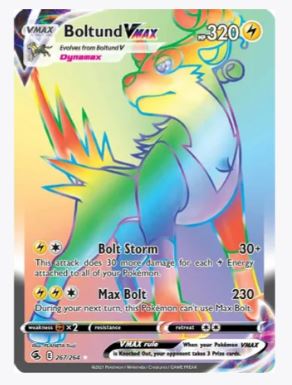 Boltund VMAX (Secret) SWSH08: Fusion Strike # 267/264 – Sweets and Geeks