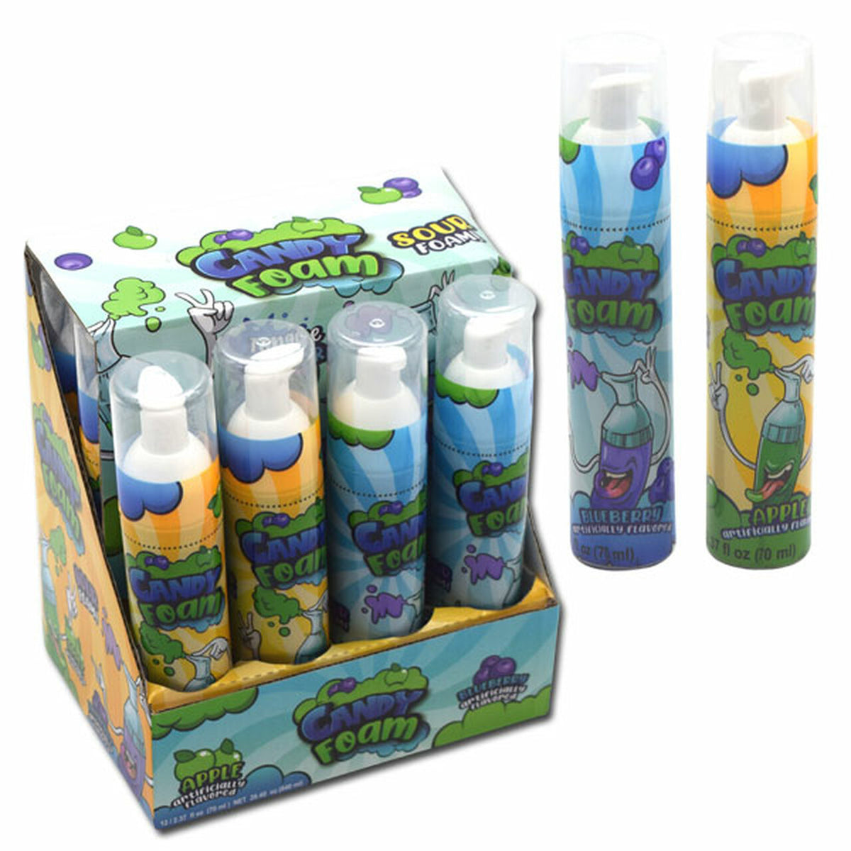 Candy Foam Assorted 2.37oz Tube – Sweets and Geeks