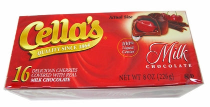 Cella's Chocolate Covered Cherries - 8oz Box (SNG12) – Sweets and Geeks